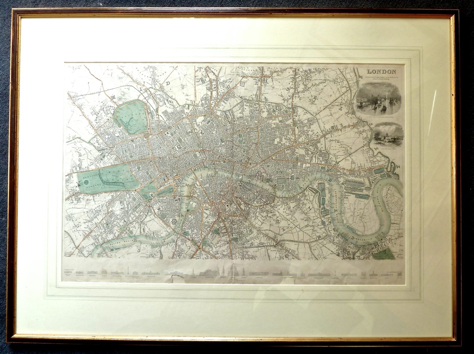Antique Map - London Street Map by S.D.U.K. c.1836 Ref: 889-030 ...