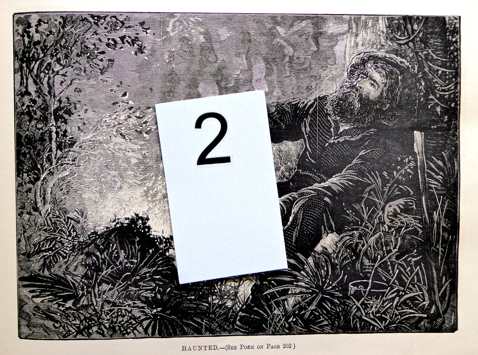 Antique print - Swagman by the fire - haunted. Ref: 415-031 - Brighton ...
